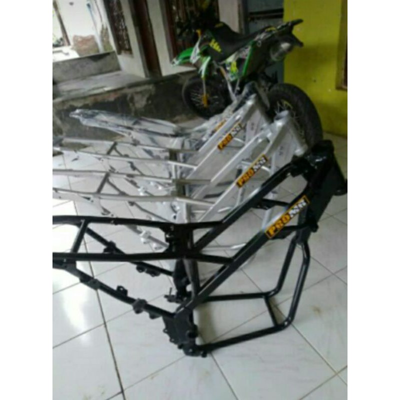 Jual Frame Rangka kerangka Custom KLX PNP mesin KLX Ninja Tiger Megapro GL CB150R Scorpio Vixion ...