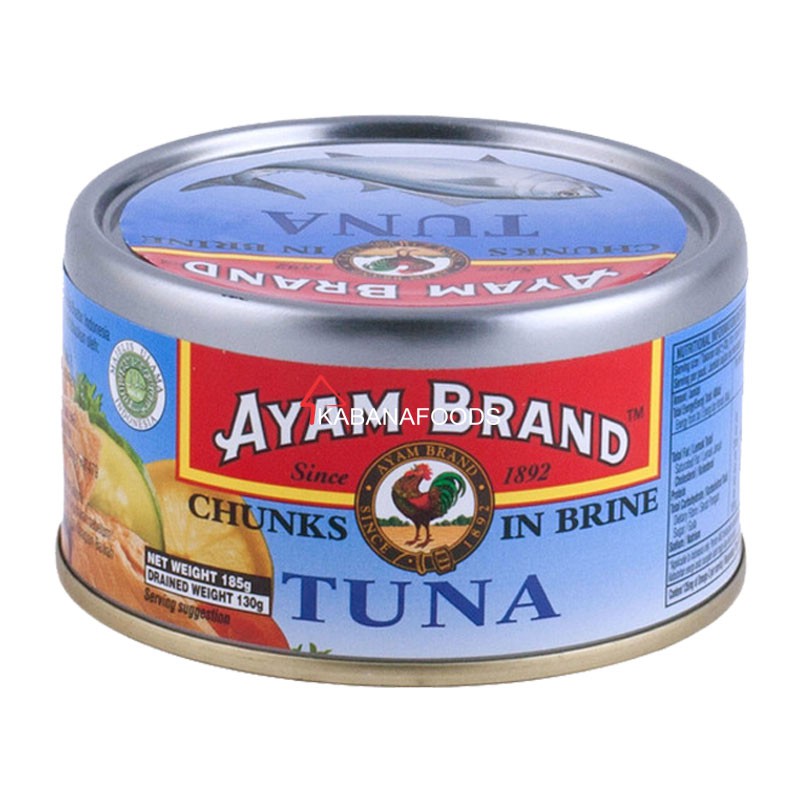 Jual Ikan Tuna Kalengan Dalam Air Garam Ayam Brand Tuna Chunks in Brine ...