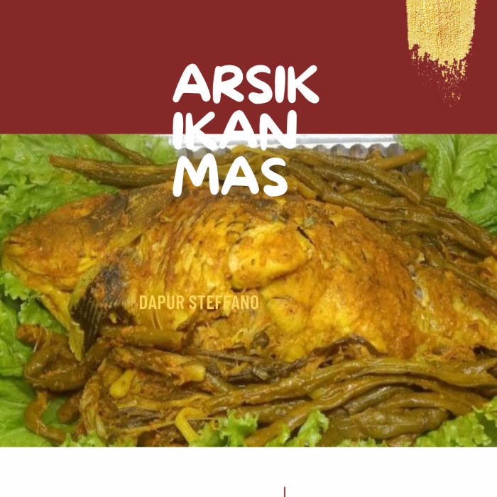 Jual Arsik ikan mas kuliner khas Sumut - 1 ekor - BARU | Shopee Indonesia