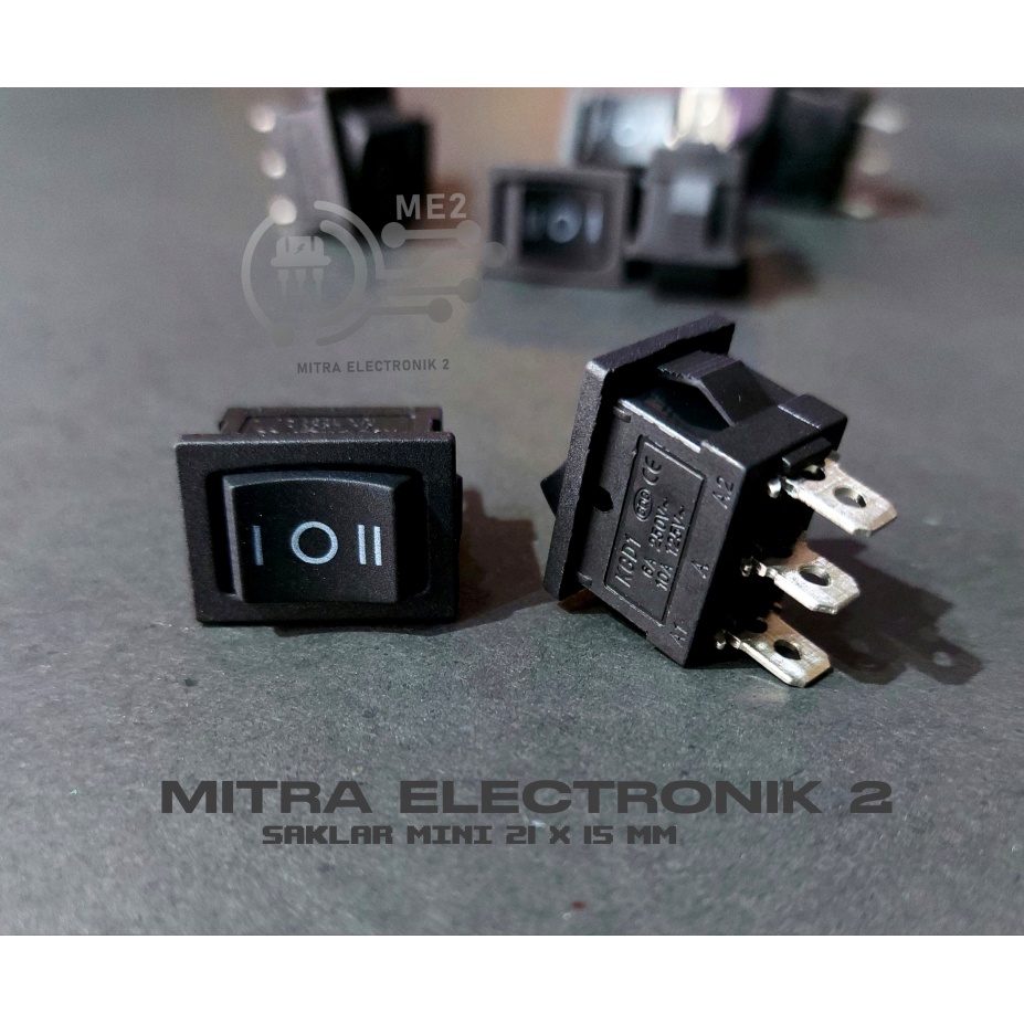 Jual Saklar Rocker Switch On Off On 3 kaki 3 pin Kecil | Shopee Indonesia