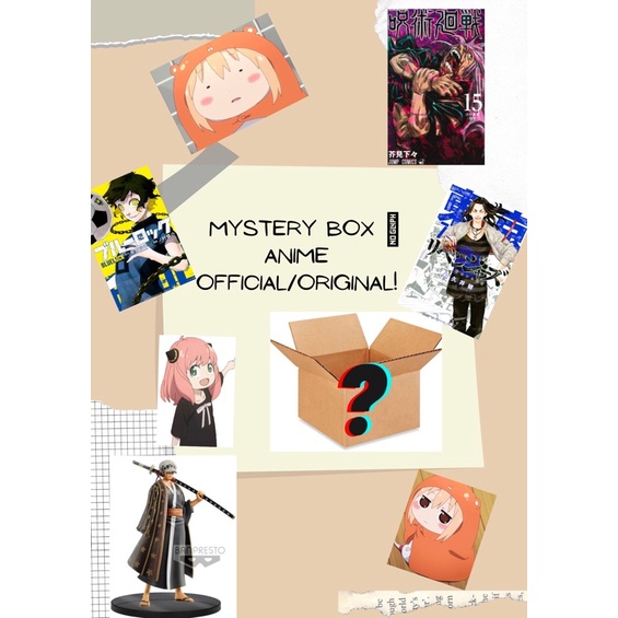 Jual official animerch mystery box | Shopee Indonesia
