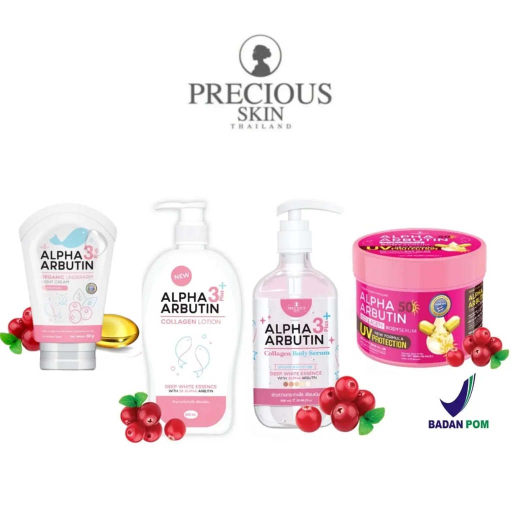Jual Precious Skin Alpha Arbutin 3+ Collagen All Product Original Thailand | Shopee Indonesia