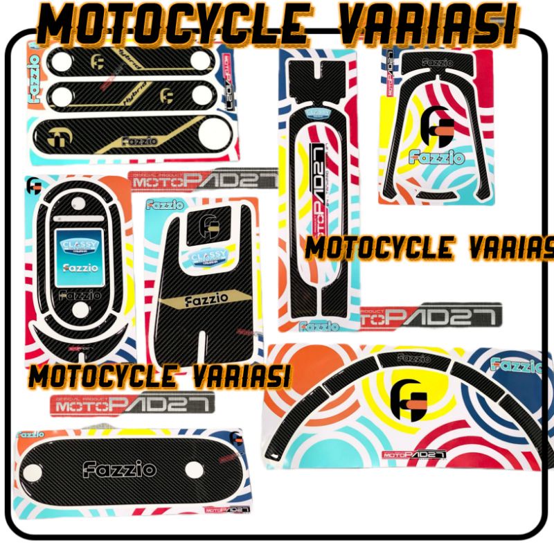 Jual Stiker Fazzio Sticker Fazzio Fullset Carbon edition Stiker Resin ...