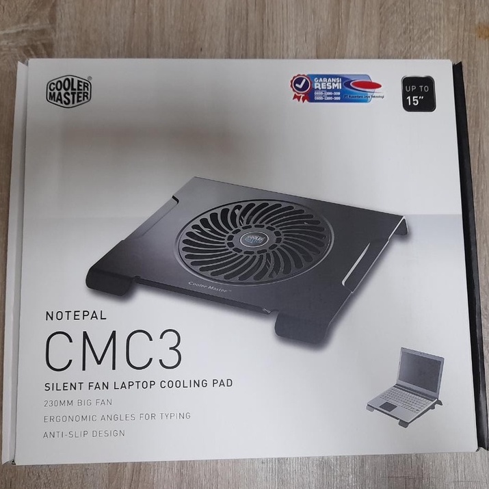 Jual COOLING PAD laptop Cooler Master Notepal CMC3 Silent Fan 100% ...
