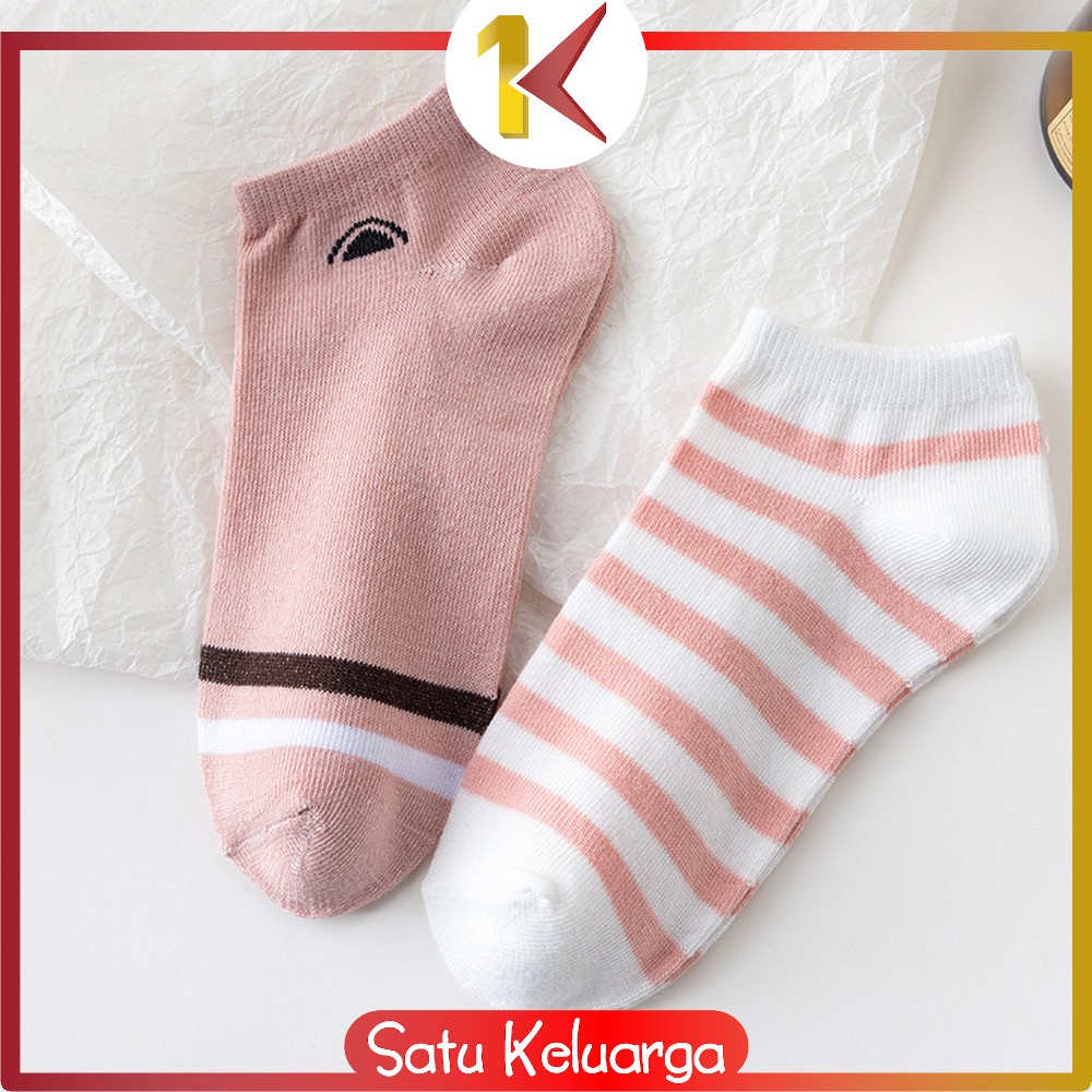 Jual SK-P250 Kaos Kaki Wanita Motif Kartun Kucing Lucu Pink Cat Fashion ...