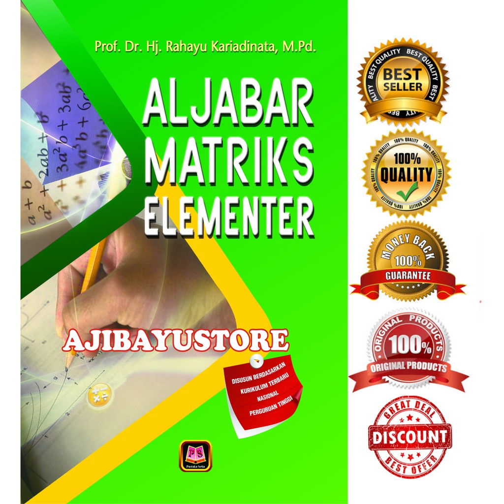 Jual BUKU ALJABAR MATRIKS ELEMENTER Rahayu Pustaka Setia | Shopee Indonesia