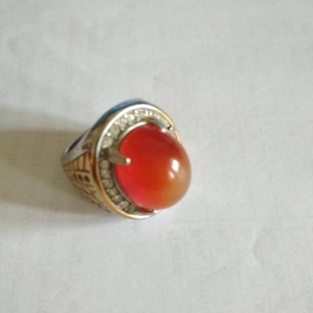 Jual Cincin Batu Akik Rafflesia Bengkulu kuning kemerahan | Shopee ...