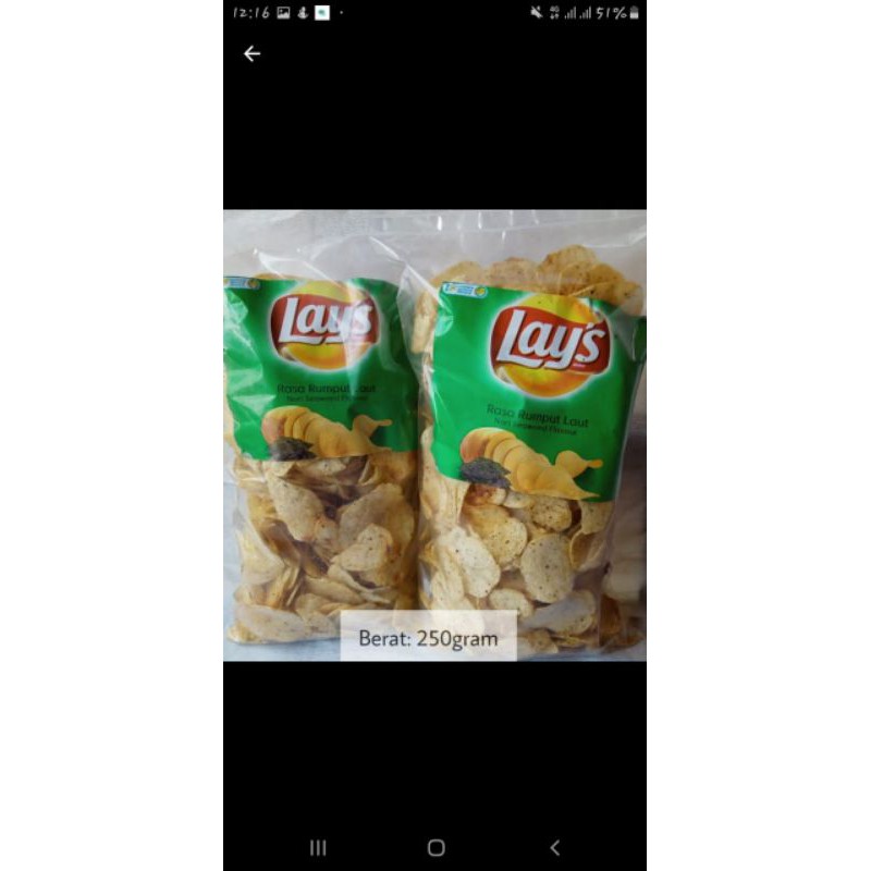 Jual lays 250 gr | Shopee Indonesia