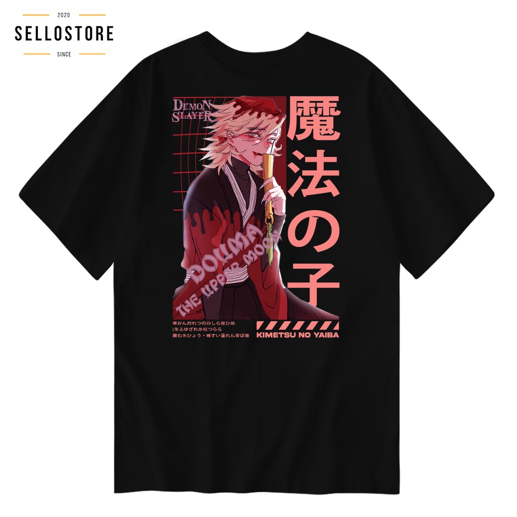 Jual Kaos Anime Kimetsu No Yaiba DOUMA THE UPPER MOON Kaos Demon Slayer ...