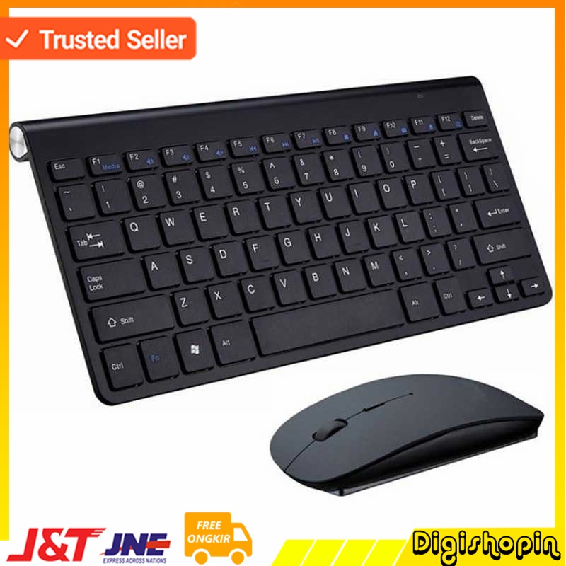 Jual Set Keyboard dan Mouse Combo Wireless Keyboard Mouse Combo 2.4G ...
