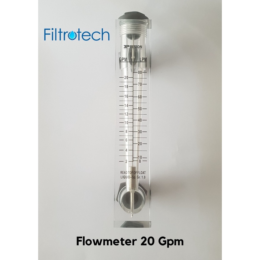 Jual Presion Flowmeter Rotameter air 10 gpm, 16 gpm, 20 gpm | Shopee Indonesia