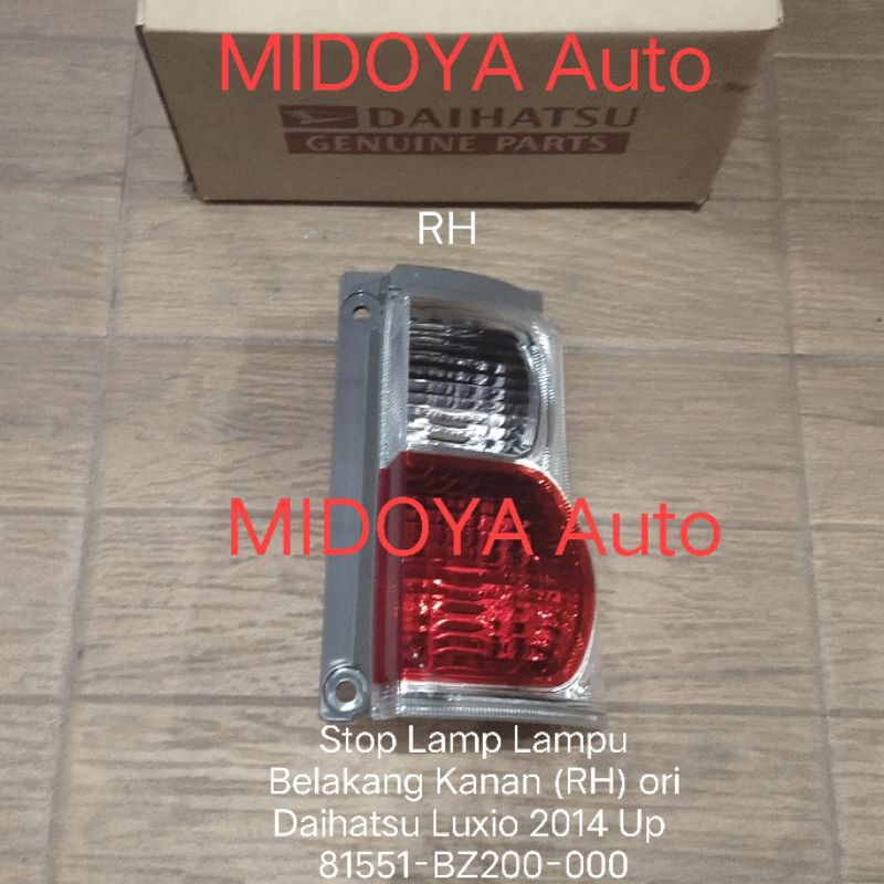 Jual Stop Lamp Lampu Belakang Daihatsu Luxio 2014 Up ori 1pc 81551 ...