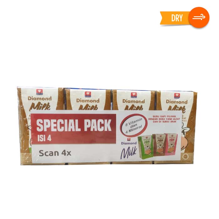Jual DIAMOND UHT MILK CEREAL CHOCOLATE 125 ML SPC PACK 4 PCS | Shopee Indonesia