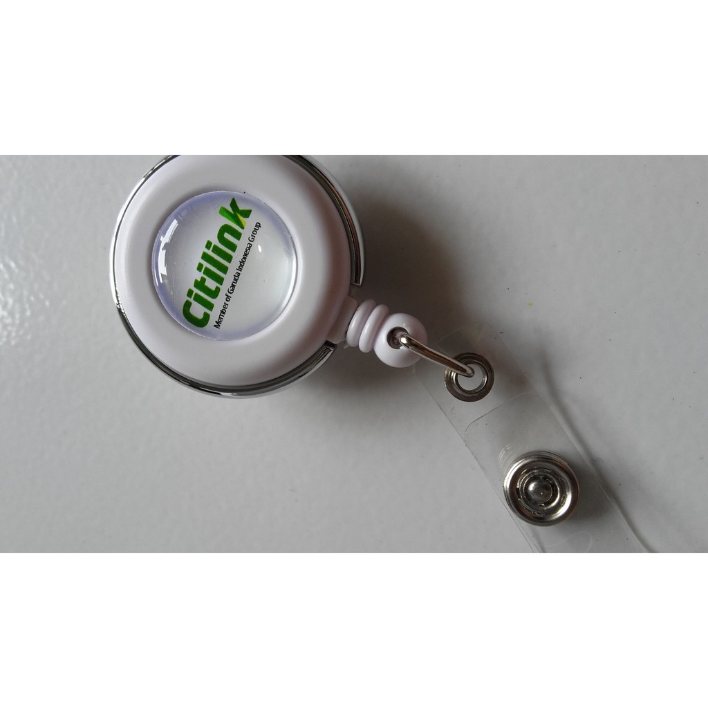 Jual Yoyo Id card putar besi+resin logo satu paket, logo bisa custom ...