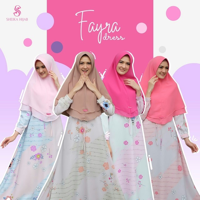 Jual FAYRA dress By Sheika hijab | Shopee Indonesia