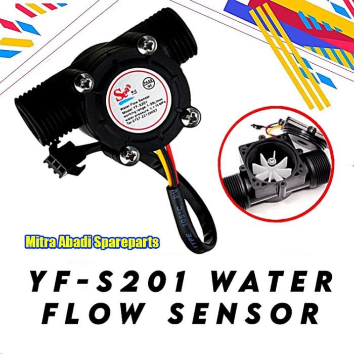 Jual Sensor Aliran Air / Water Flow Sensor YF-S201 | Shopee Indonesia