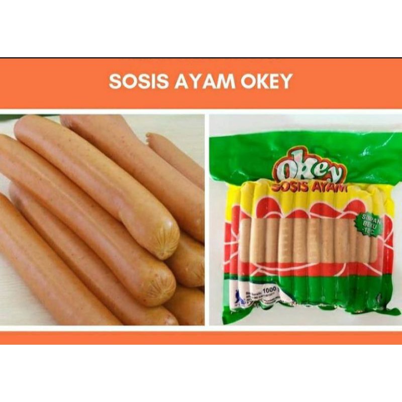 Jual Sosis ayam okey 1 kg | Shopee Indonesia