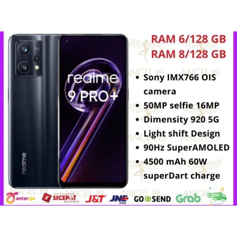 Jual REALME 9PRO Plus 5G RAM 8/256 GB GARANSI RESMI 1 TAHUN 100% ORIGINAL [BARU] | Shopee Indonesia