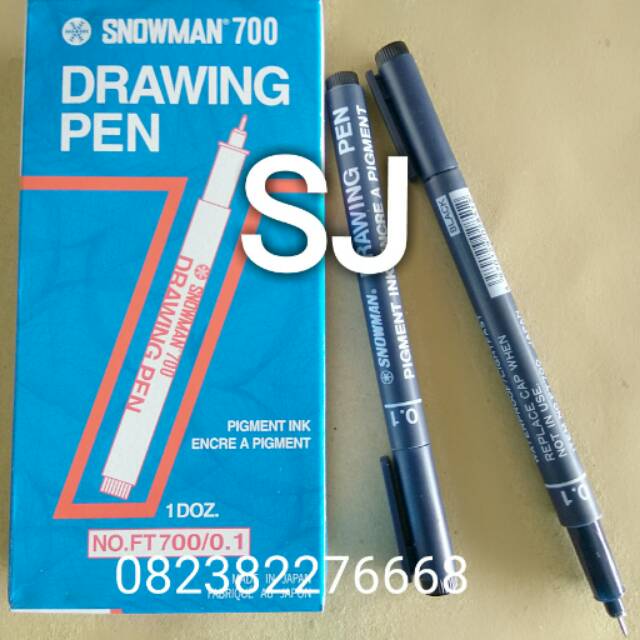 Jual Drawing Pen Snowman | Shopee Indonesia