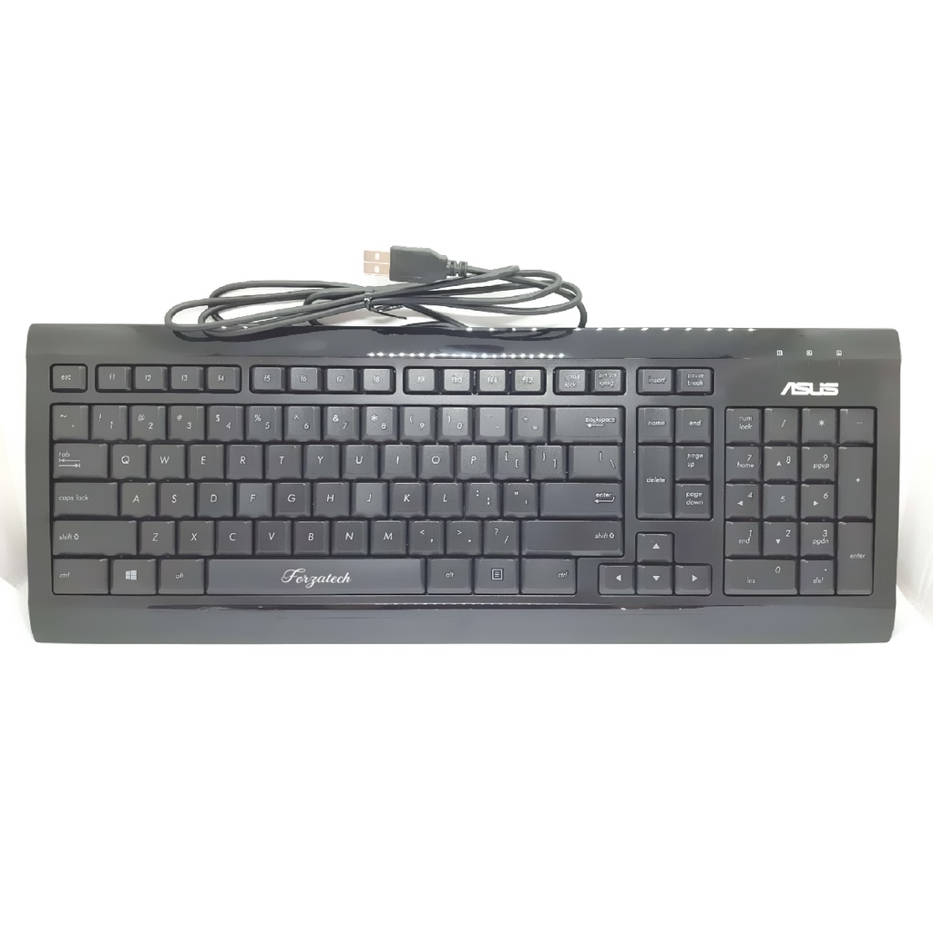 Jual ASUS PC Computer Desktop Keyboard KB73211 USB Wired Black | Shopee ...