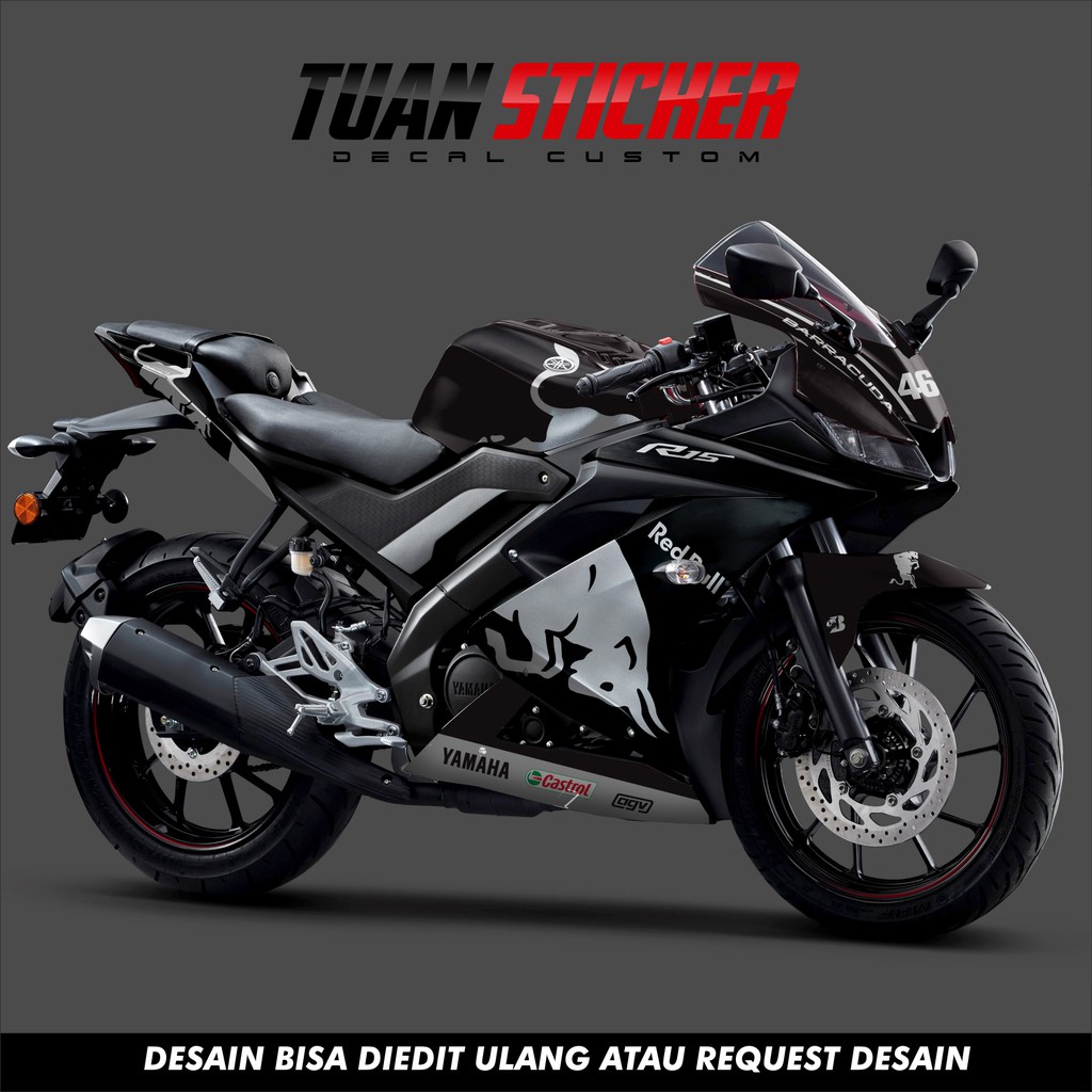 Jual Sticker Striping Decal Yamaha R15 V3, Sticker Decal R15 V3 ...