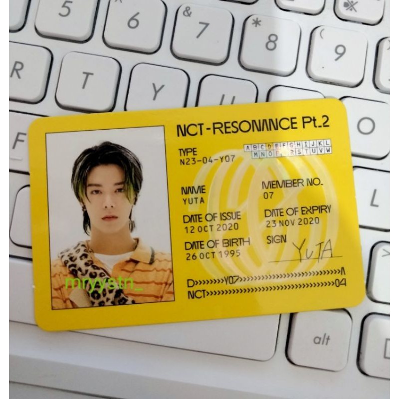Jual booked ID Card Yuta Resonance PT 1 Departure | Shopee Indonesia