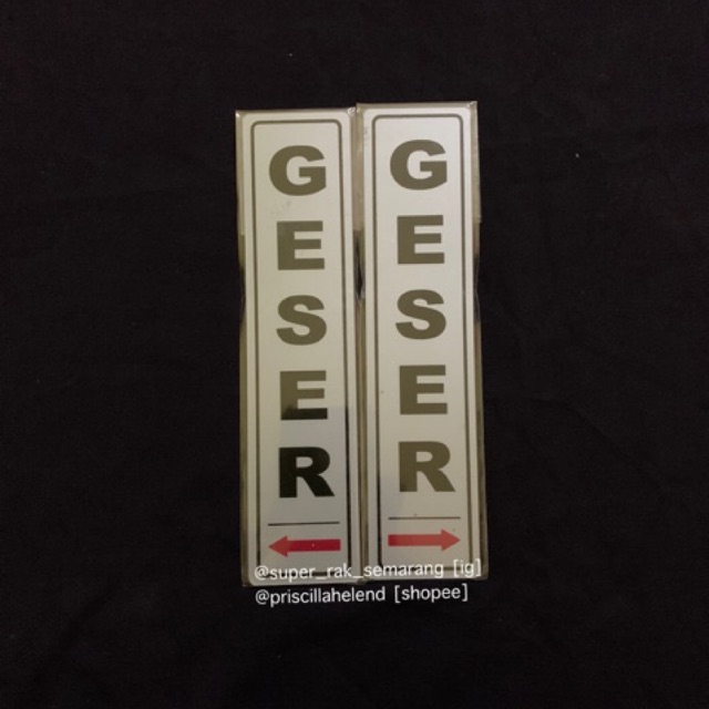 Jual stiker geser pintu geser kanan geser kiri | Shopee Indonesia