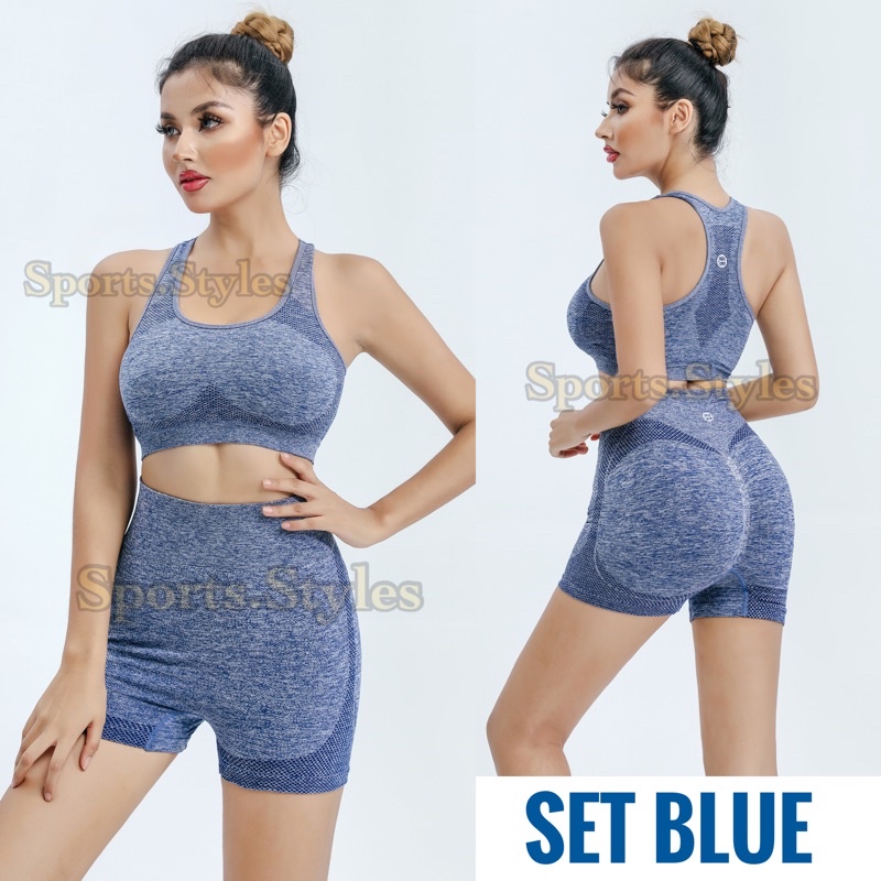 Jual Sports.Styles.id Setelan Booty 1350 wanita olaharaga gym fitnes ...