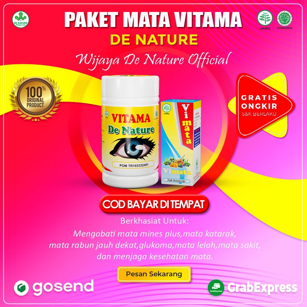 Jual Vitama De Nature Obat Mata Sakit Mata Rabun Jauh Dekat Katarak ...