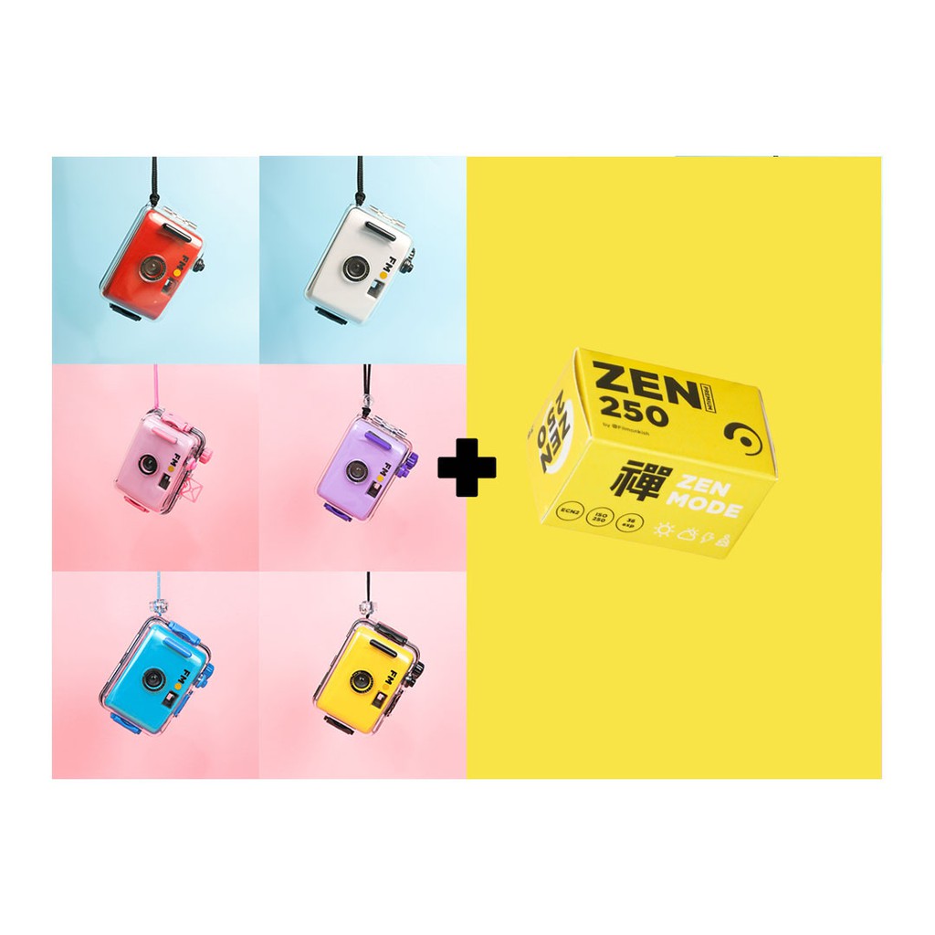 Jual FILMONKISH Roll Film ZEN 250 PREMIUM + Kamera Analog FMO CAM ...