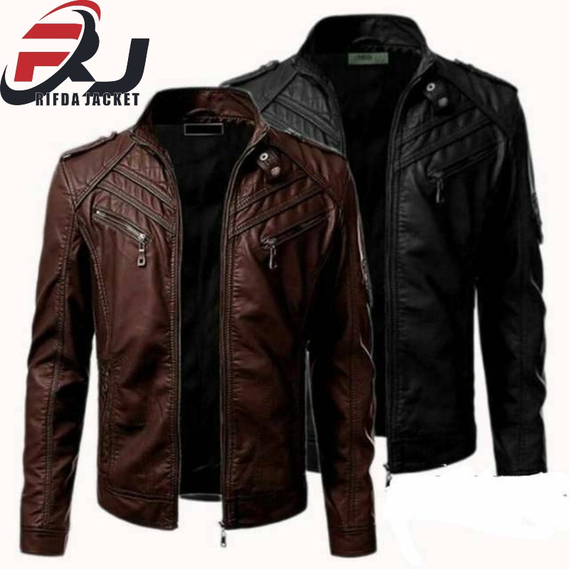 Jual jaket kulit pria/jaket motor pria/jaket kulit sintetis/jaket semi ... Jual jaket kulit pria/jaket motor pria/jaket kulit sintetis/jaket semi ...