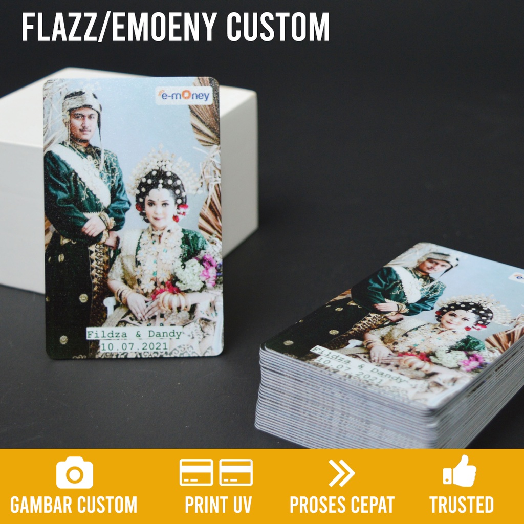 Jual [PRINT UV] CUSTOM E-MONEY FOTO, CUSTOM EMONEY GEN 2 PAKAI FOTO ...