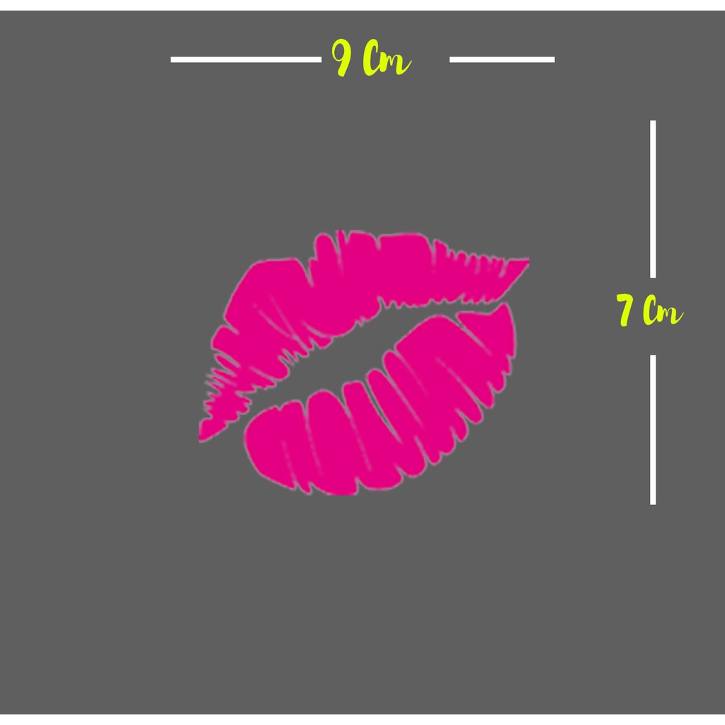 Jual STIKER BIBIR LIP KISS CUTTING STICKER MOBIL MOTOR | Shopee Indonesia