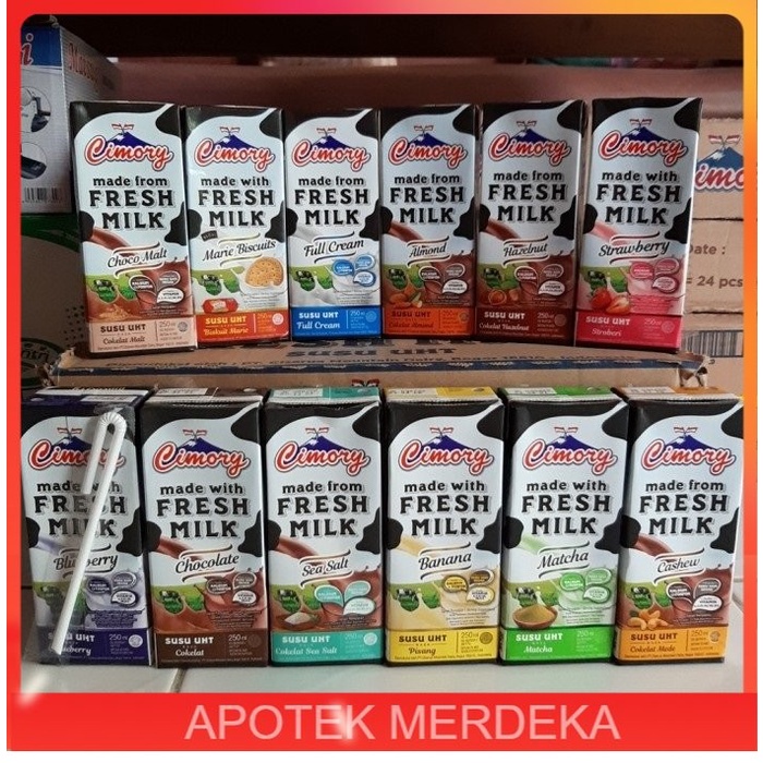 Jual Cimory Susu UHT 250 ml / Cimory Fresh Milk Susu UHT 250 ml / Susu Cimory / susu cimori ...