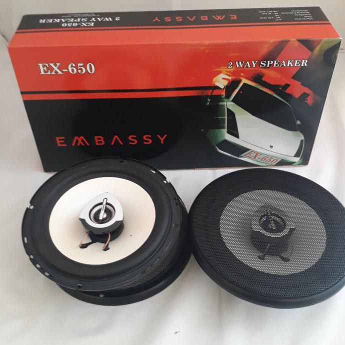 Jual Speaker Coaxial Embassy Ex-650 Speaker Coaxial 6,5 Inch Embassy Ex ...