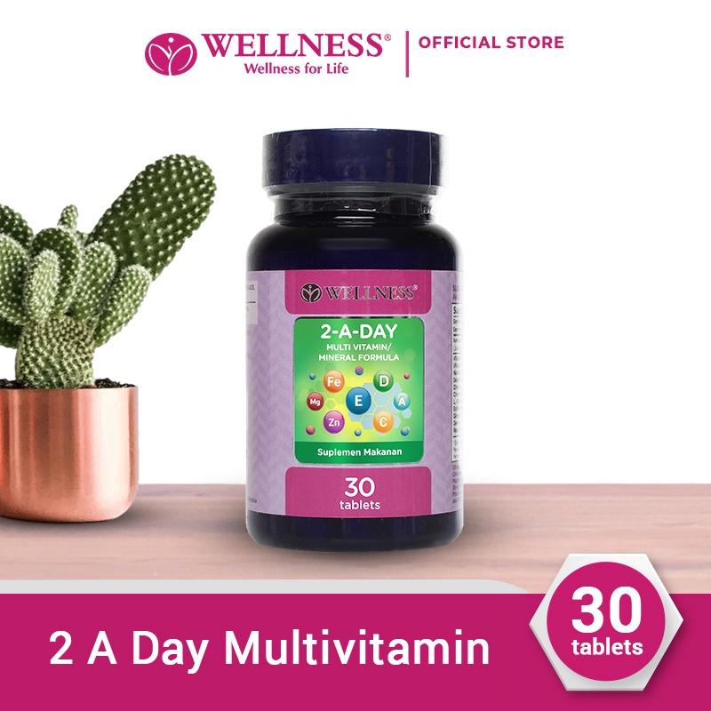 Jual Wellness Multivitamin/Mineral 2-A-Day - 30 Tablets | Shopee Indonesia