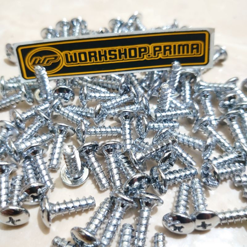 Jual BAUT CACING SEKRUP ULIR OBENG SKRUP BODI Honda BODY Yamaha MOTOR ...