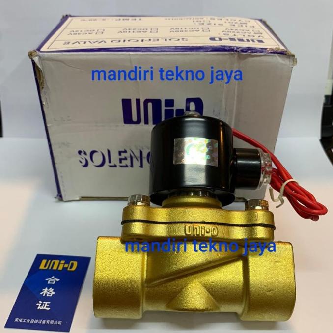 Jual Solenoid valve UNI-D 2way UW-25 drta 1 inch AC220/DC24 | Shopee Indonesia