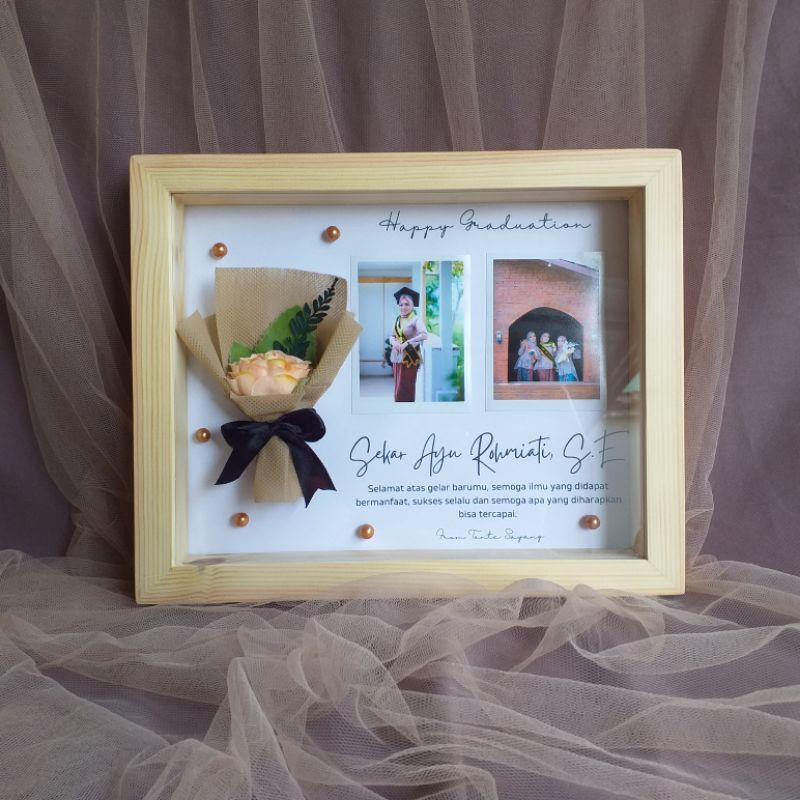 Jual KADO WISUDA BOUQUET IN FRAME | KADO WISUDA, ULTAH, KENANG-KENANGAN ...