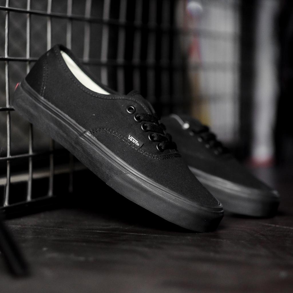Jual Vans Authentic Classic All Black Shopee Indonesia
