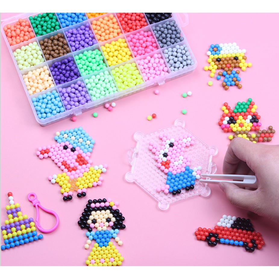 Jual [LOGU] Mainan kreatifitas anak, Mainan DIY beads anak, DIY ...
