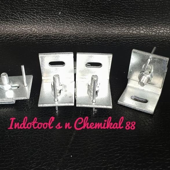 Jual ♦ Bracket Set Pen 5cm Untuk Pasang Kering Dinding Marmer Dan ...