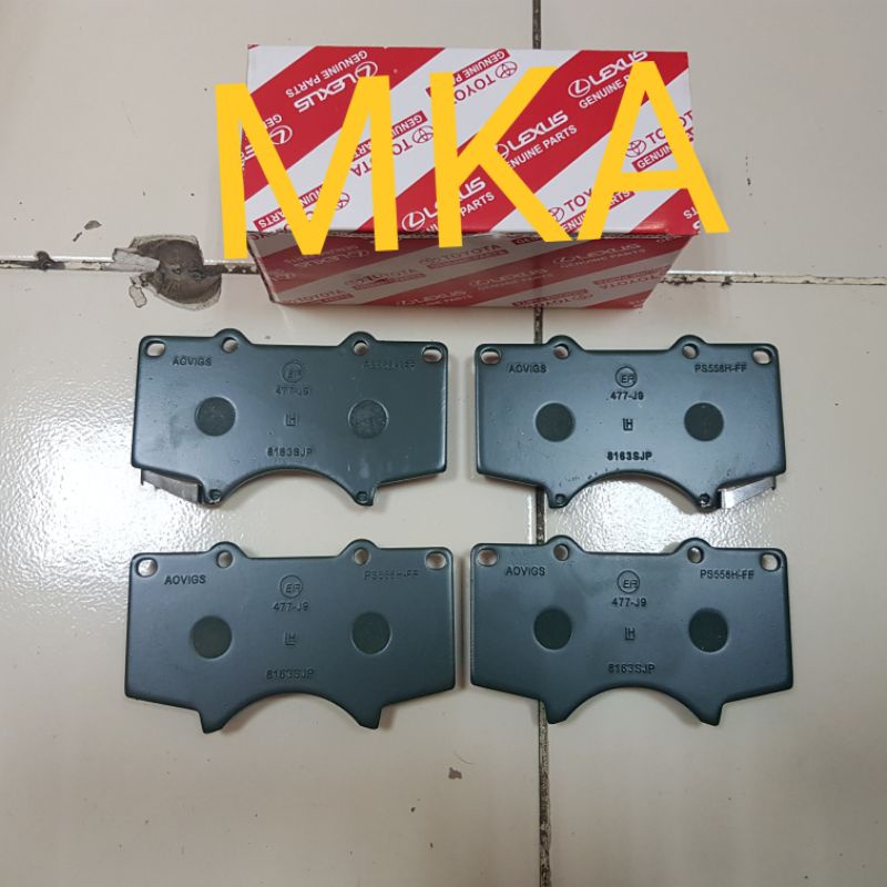Jual BRAKEPAD FORTUNER VRZ 2,4CC HILUX REVO 2016 UP P/N 04465-0K360 OEM ...