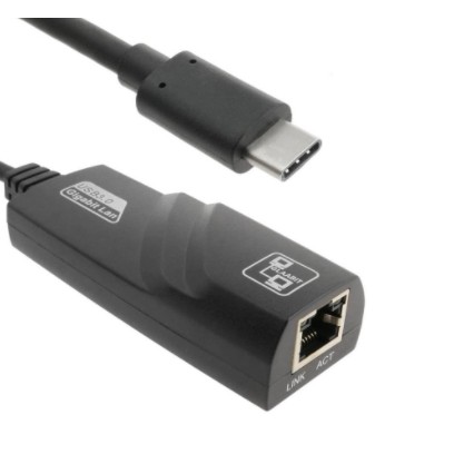 Jual usb 3.1 Type c to rj45 Lan female cable gigabit ethernet adapter ...