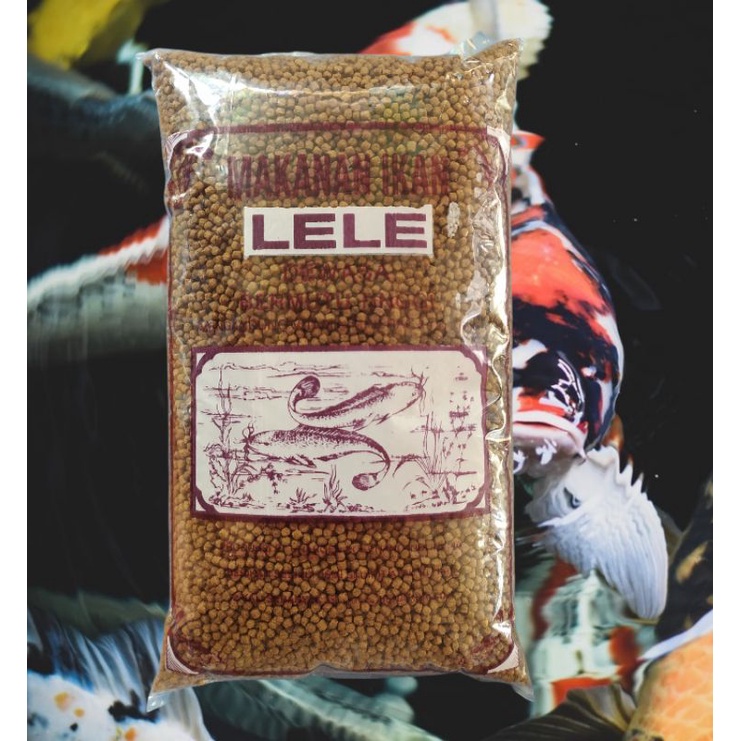 Jual pakan pelet 1kg ikan lele mujair ikan tawar ternak murah ukuran ...
