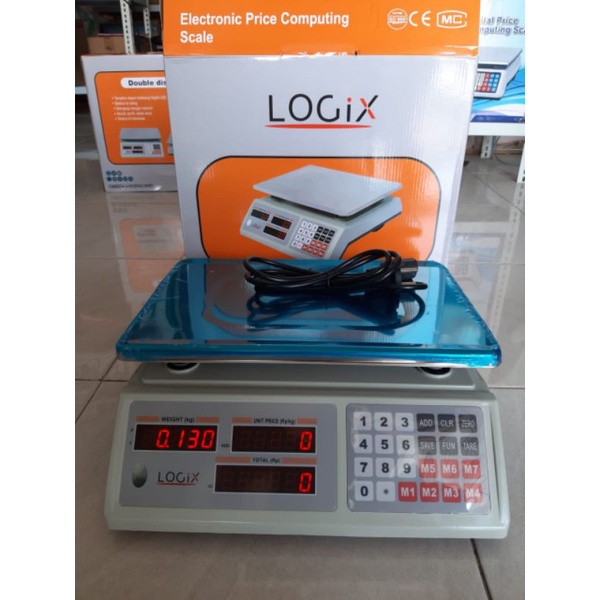 Jual Timbangan Laundry Digital Logix 40kg, Timbangan Ekspedisi Logix 40 kg Kiloan Elektrik ...