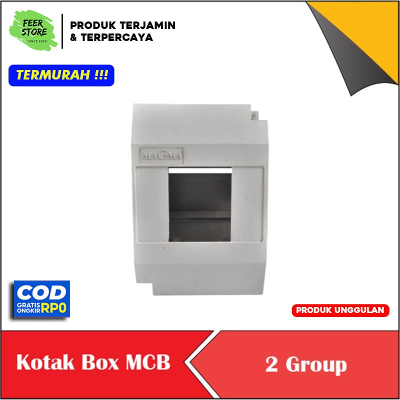 Jual Kotak box MCB 2 GRUP Listrik circuit breaker Isi 2 Group | Shopee ...