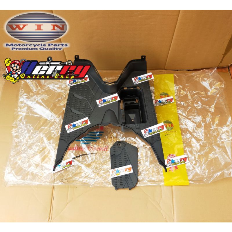 Jual Bordes dek pijakan injakan kaki step floor + tutup aki vario 125 150 led 2015 2016 2017 ...