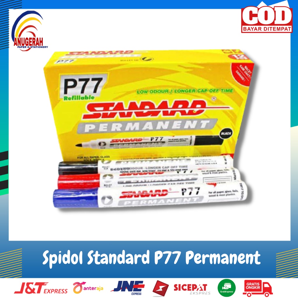 Jual Spidol Standard P77 Permanent (PCS) | Shopee Indonesia