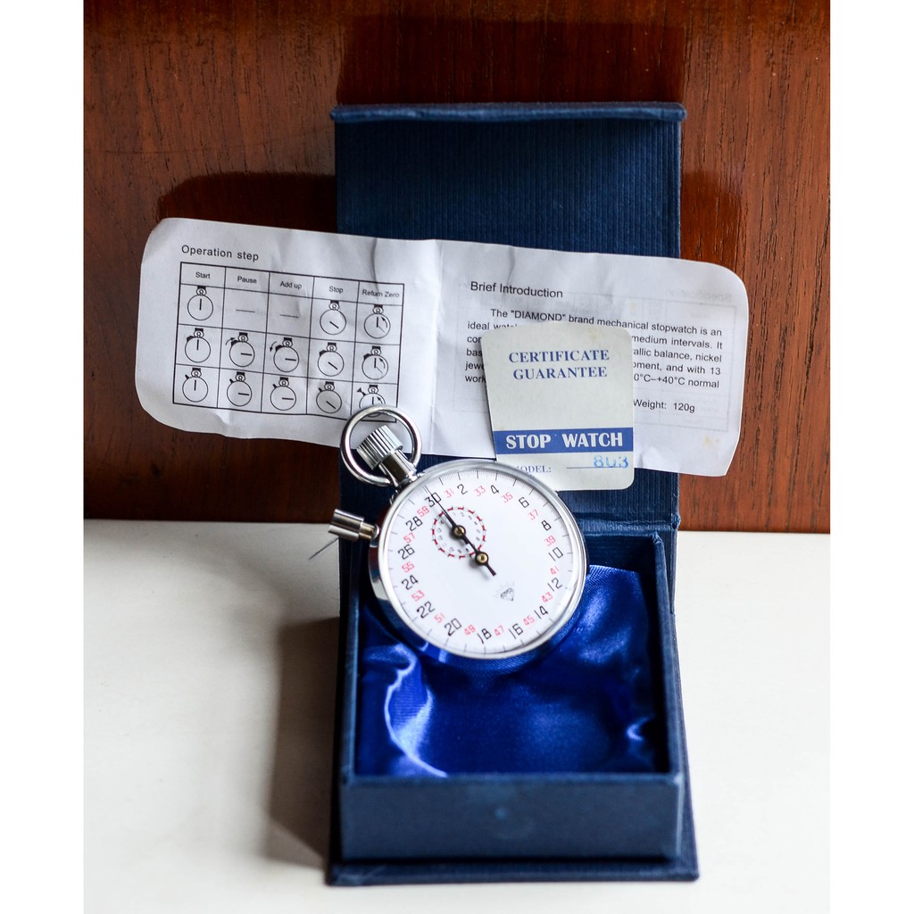 Jual Stopwatch Analog Diamond type 803 Grade 1 | Shopee Indonesia